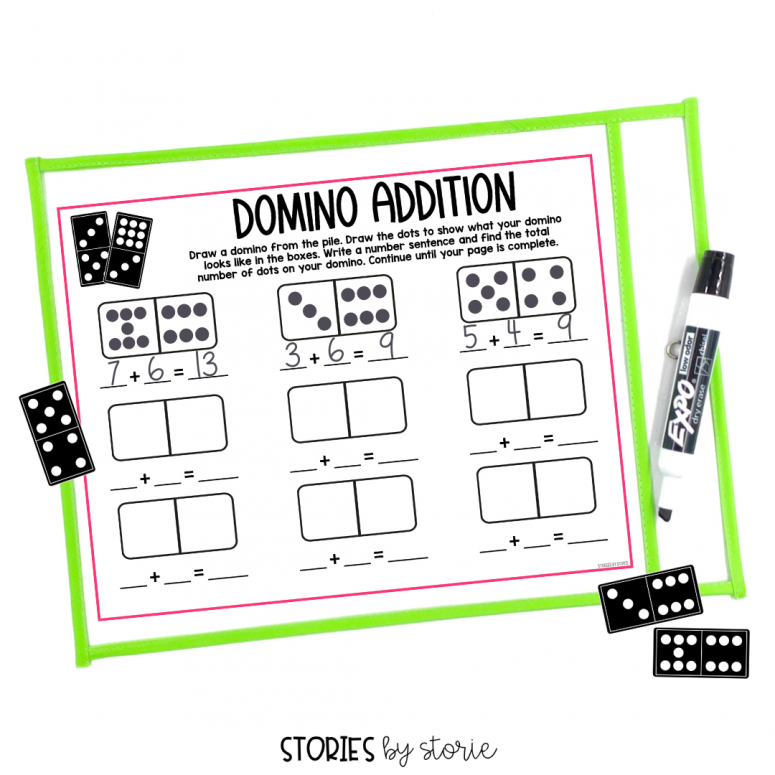 Dominoes Activities and Practice Pages for the Primary Classroom