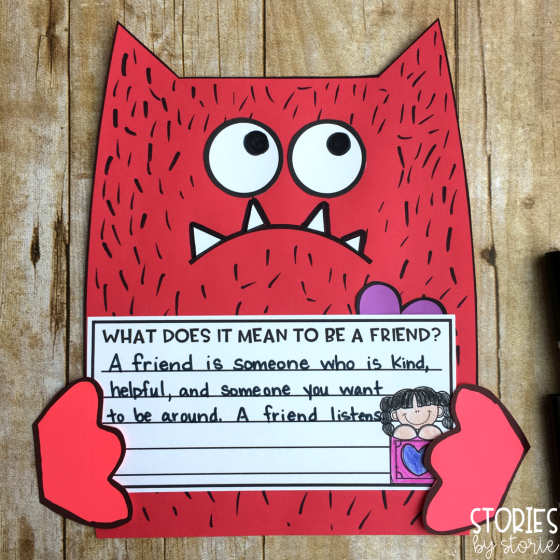 Love Monster Craft & Writing Freebies