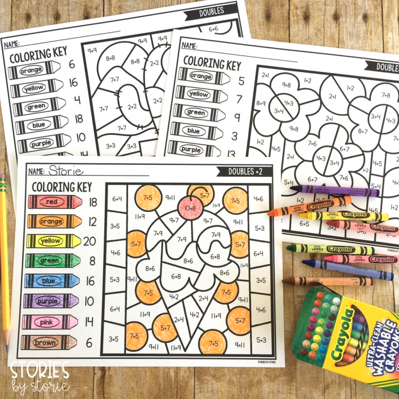 Math Games for Doubles, Doubles +1 and Doubles +2