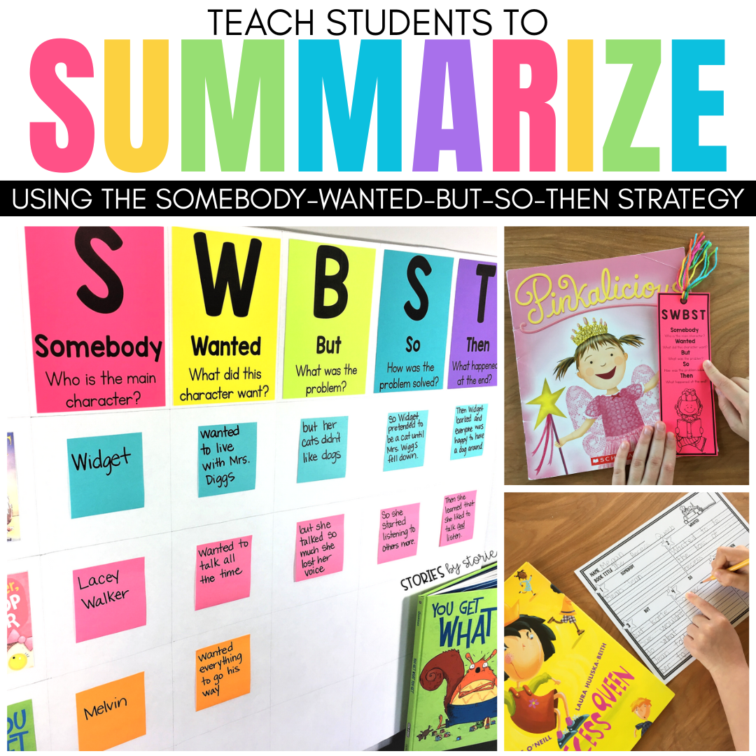 Summarizing Using the Somebody Wanted But So Then Strategy