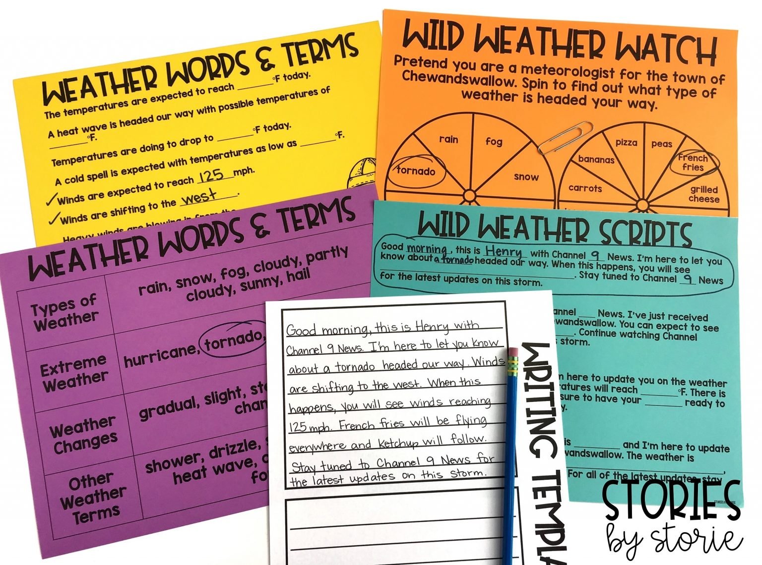 Cloudy with a Chance of Meatballs Activities for the Primary Classroom