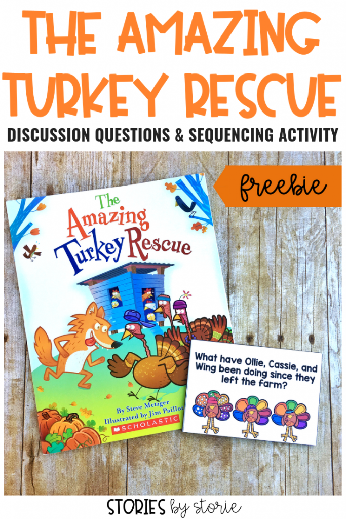 The Amazing Turkey Rescue - Discussion Questions & Sequencing Activity