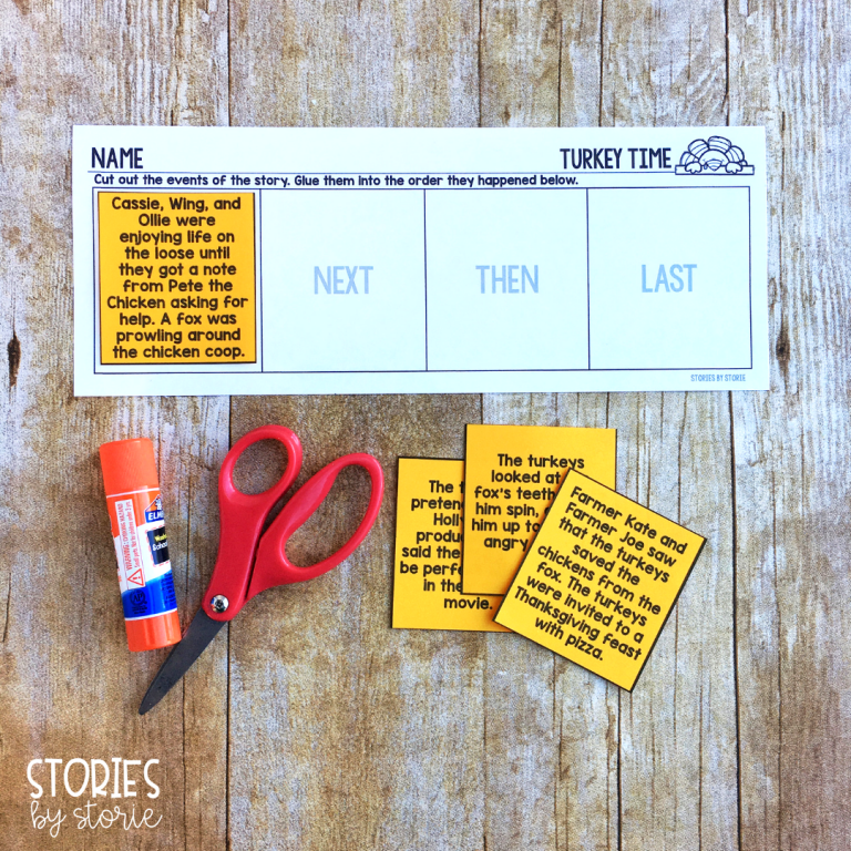 The Amazing Turkey Rescue - Discussion Questions & Sequencing Activity