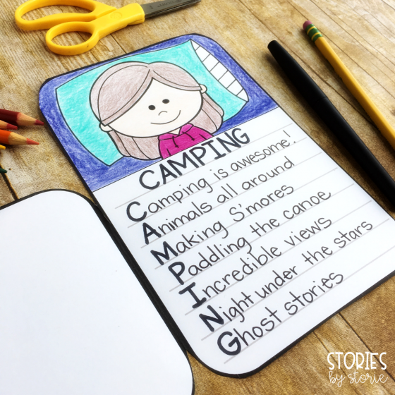 Camping Craft and Books for Kids - Free Activities Included