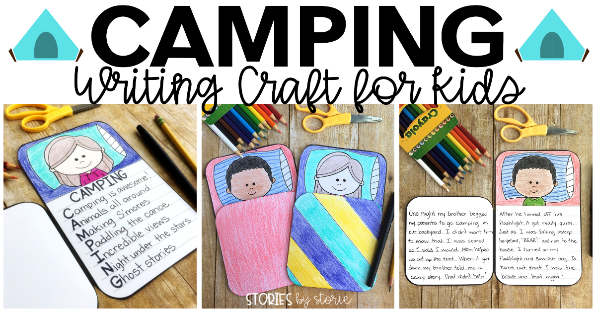 Camping Craft and Books for Kids - Free Activities Included