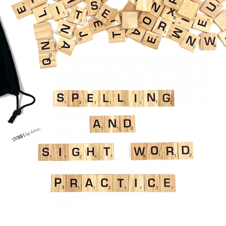 spelling practice ideas scrabble tiles 2