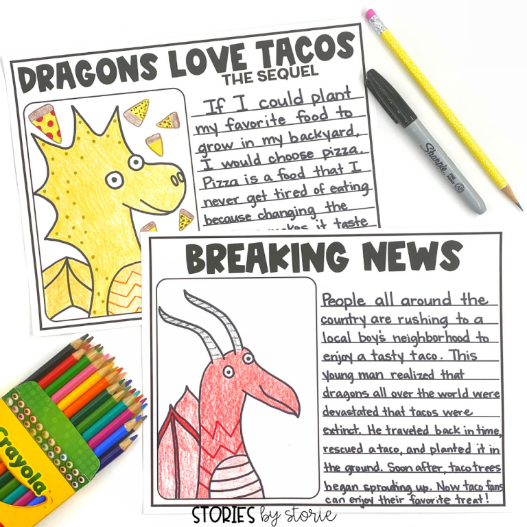 Dragons Love Tacos Activities for the Primary Classroom