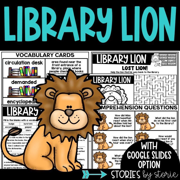Library Lion Activities