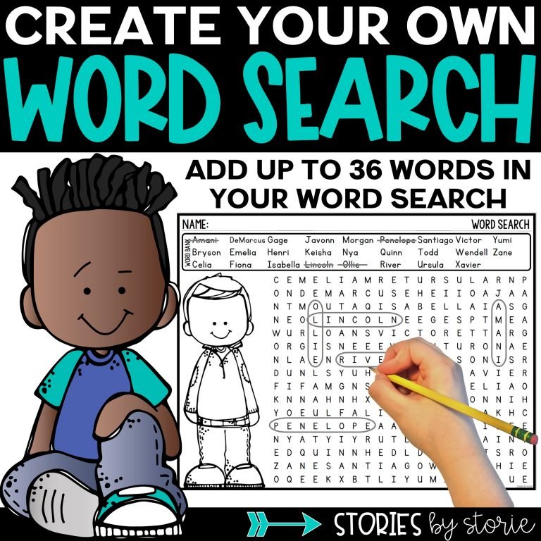 Word Search Maker - Create Your Own Word Search Puzzles