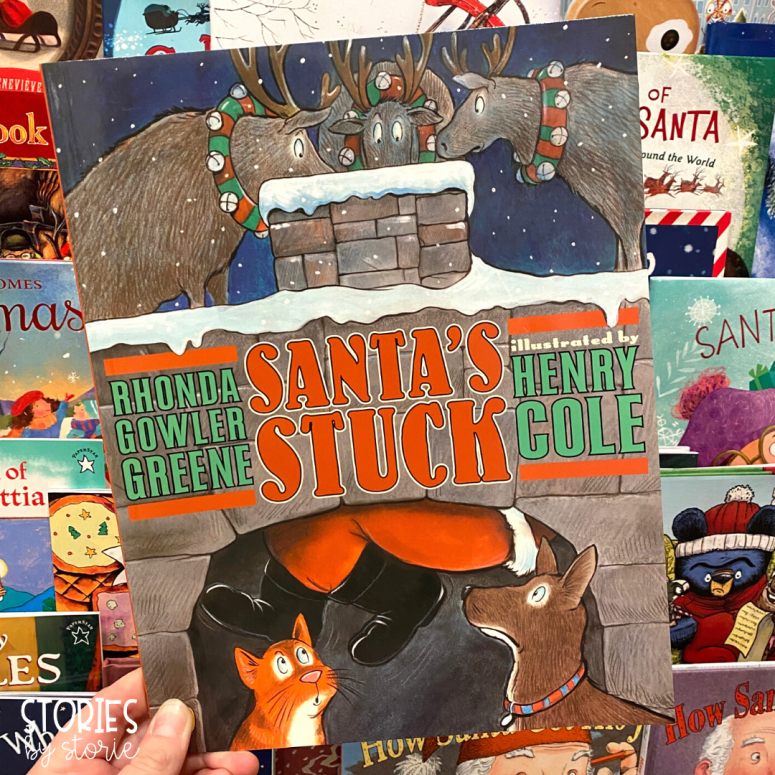 Santa's Stuck Freebies - Printable and Digital Options