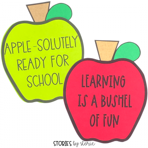Back to School Writing Crafts