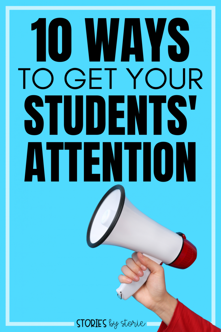 Ways to Get Your Students' Attention