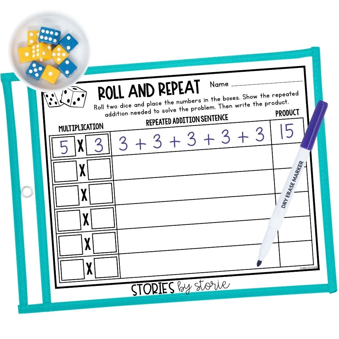 Multiplication Dice Game