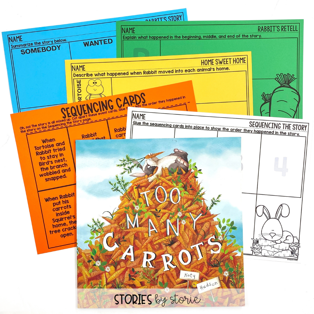 Too Many Carrots Activities