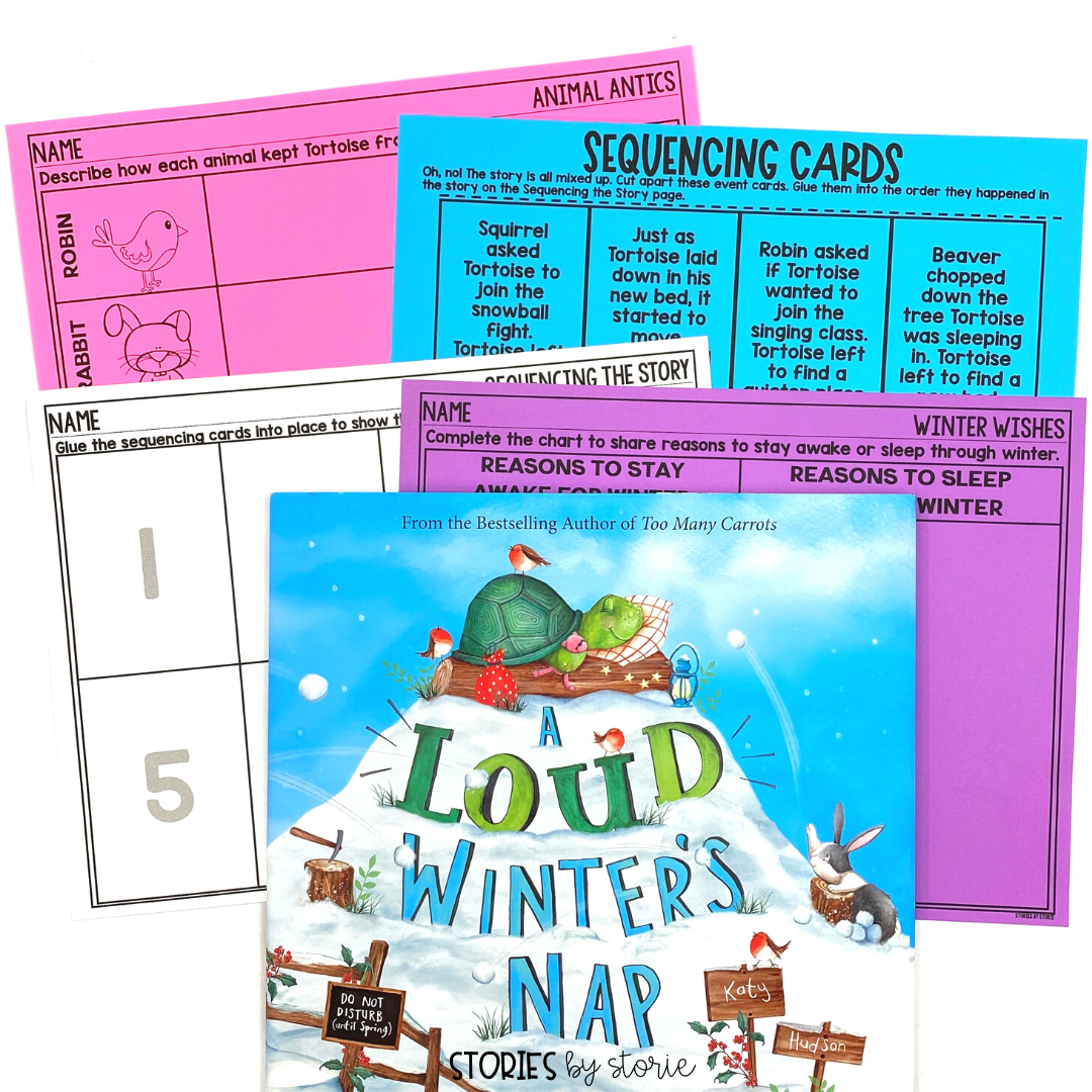 A Loud Winter's Nap Activities