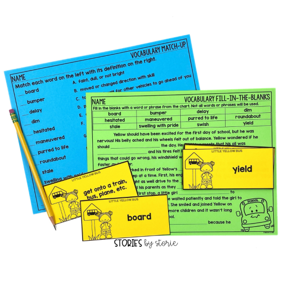 Little Yellow Bus Activities